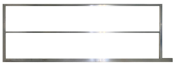 Aluminium Sliding Gate Frame 4.8m x 1.7m – Top Screens